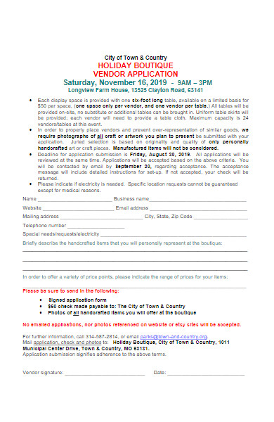 FREE 35+ Holiday Application Forms Download – How to Create Guide, Tips