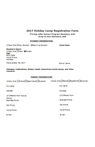 FREE 35+ Holiday Application Forms Download – How to Create Guide, Tips