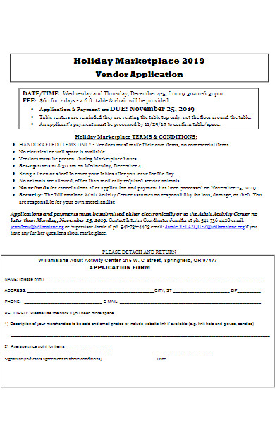 FREE 35+ Holiday Application Forms Download – How to Create Guide, Tips