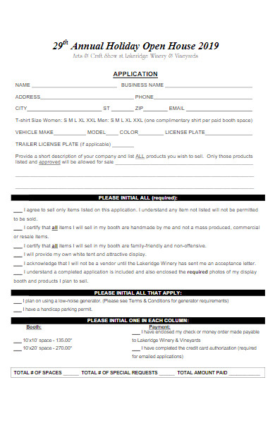 FREE 35+ Holiday Application Forms Download – How to Create Guide, Tips