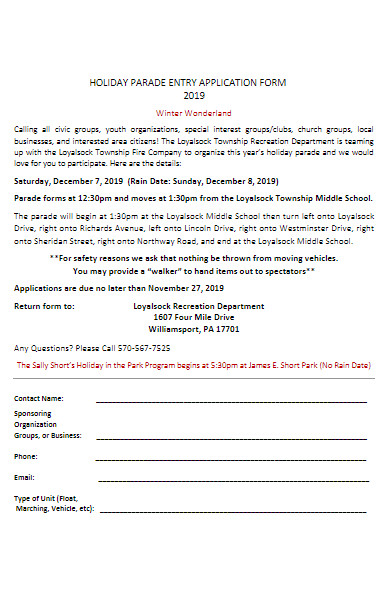 FREE 35+ Holiday Application Forms Download – How to Create Guide, Tips