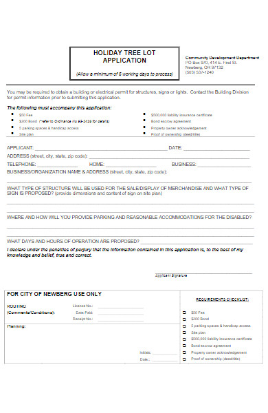 FREE 35+ Holiday Application Forms Download – How to Create Guide, Tips
