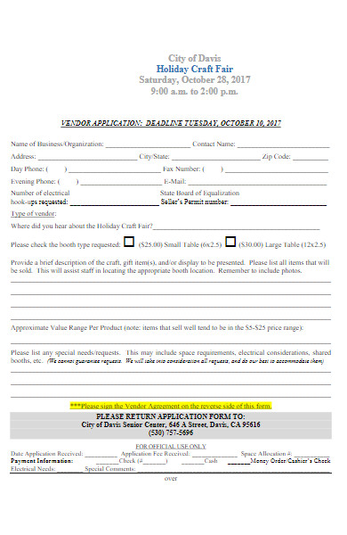 FREE 35+ Holiday Application Forms Download – How to Create Guide, Tips