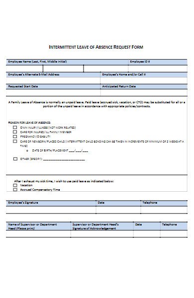 FREE 50+ Leave of Absence Forms Download – How to Create Guide, Tips