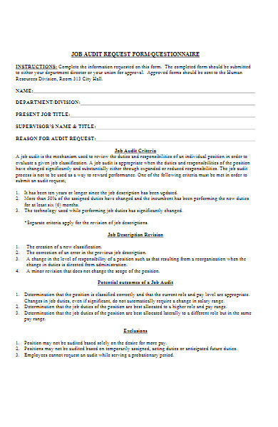 FREE 50+ Job Request Forms Download – How to Create Guide, Tips