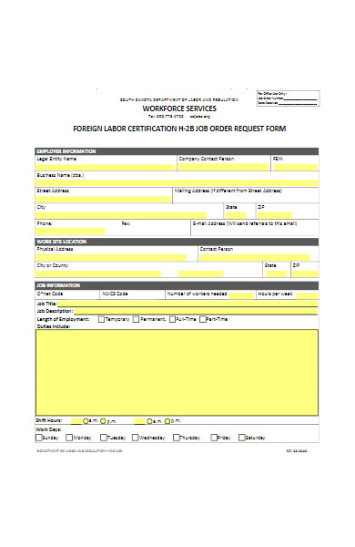 FREE 50+ Job Request Forms Download – How to Create Guide, Tips