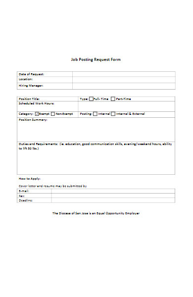 FREE 50+ Job Request Forms Download – How to Create Guide, Tips