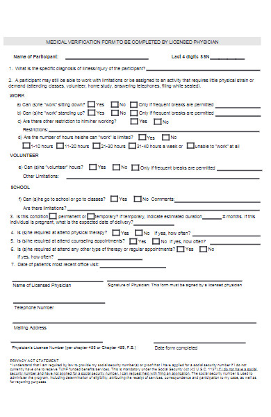 FREE 50+ Medical Insurance Verification Forms Download – How to Create ...