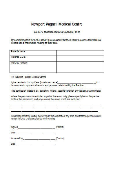 FREE 35+ Medical Record Forms Download – How to Create Guide, Tips