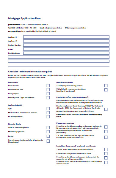 FREE 50+ Mortgage Forms Download – How to Create Guide, Tips