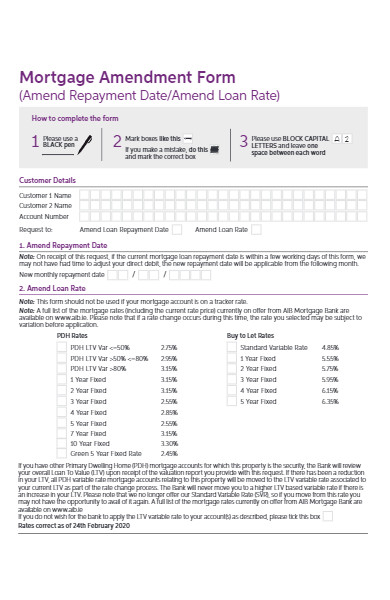 FREE 50+ Mortgage Forms Download – How to Create Guide, Tips