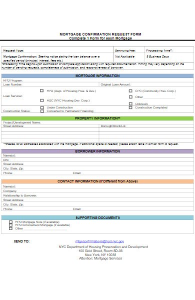FREE 50+ Mortgage Forms Download – How to Create Guide, Tips
