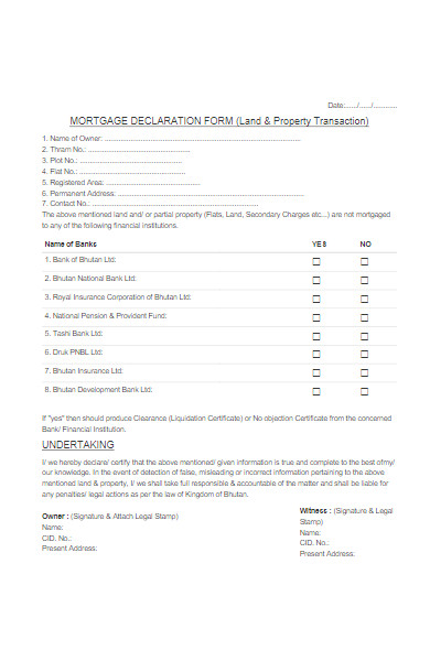 FREE 50+ Mortgage Forms Download – How to Create Guide, Tips