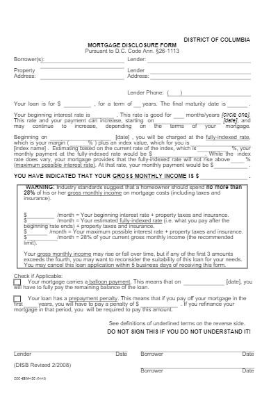 FREE 50+ Mortgage Forms Download – How to Create Guide, Tips