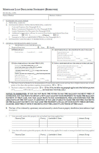 FREE 50+ Mortgage Forms Download – How to Create Guide, Tips