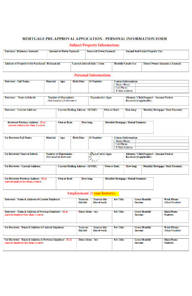 FREE 50+ Mortgage Forms Download – How to Create Guide, Tips