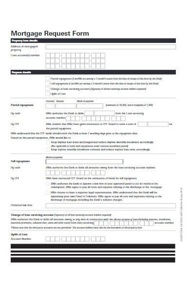 FREE 50+ Mortgage Forms Download – How to Create Guide, Tips