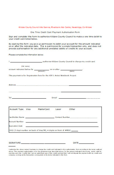 FREE 50+ Payment Authorization Forms Download – How to Create Guide, Tips