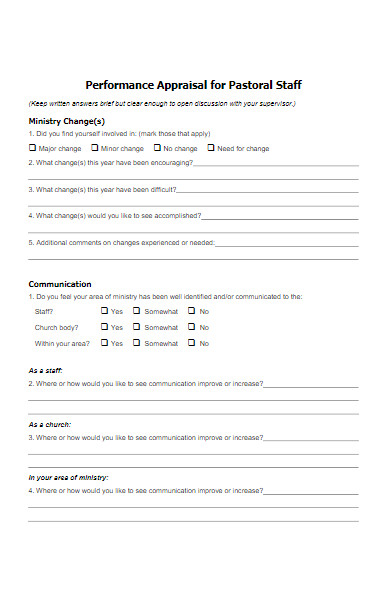 FREE 13+ Staff Evaluation Forms Download – How to Create Guide, Tips