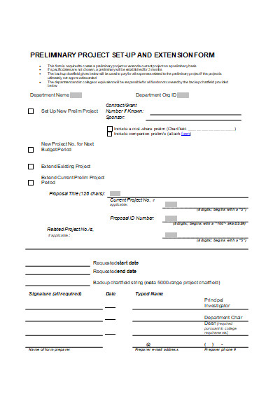 FREE 50+ Extension Forms in PDF | MS Word