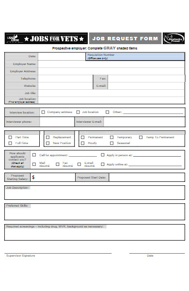 FREE 50+ Job Request Forms Download – How to Create Guide, Tips
