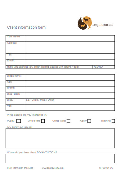 FREE 52+ Puppy Application Forms in PDF | MS Word