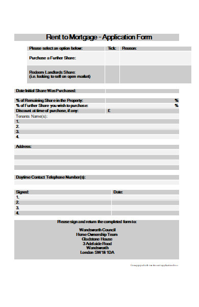 FREE 50+ Mortgage Forms Download – How to Create Guide, Tips