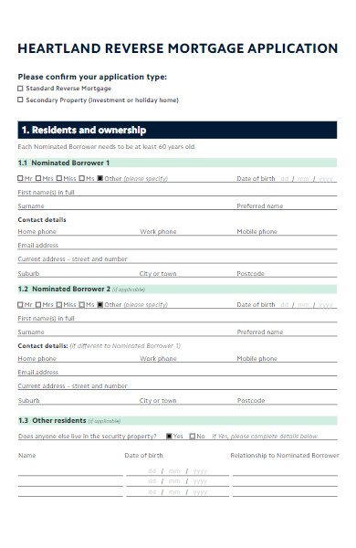 FREE 50+ Mortgage Forms Download – How to Create Guide, Tips
