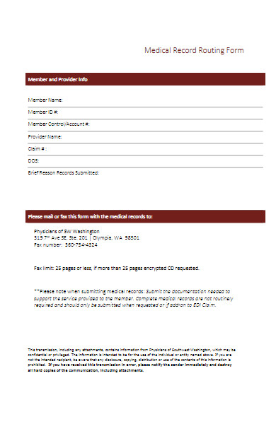 FREE 35+ Medical Record Forms Download – How to Create Guide, Tips