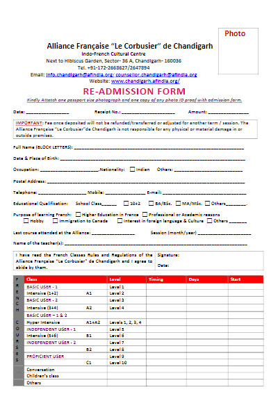 FREE 50+ Readmission Forms Download – How to Create Guide, Tips