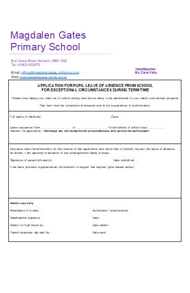 FREE 50+ Leave of Absence Forms Download – How to Create Guide, Tips