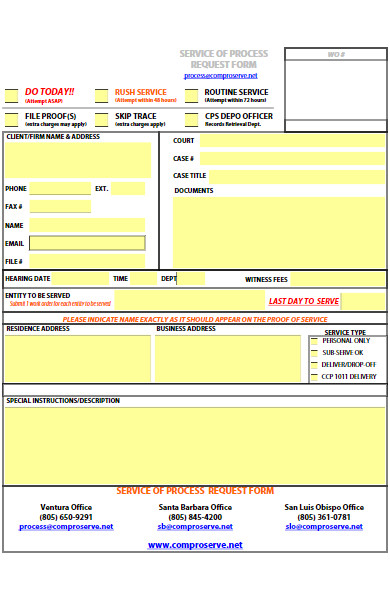 FREE 45+ Process Forms Download – How to Create Guide, Tips
