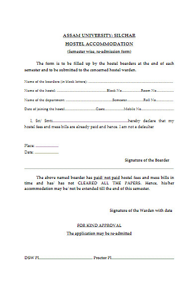 FREE 50+ Readmission Forms Download – How to Create Guide, Tips