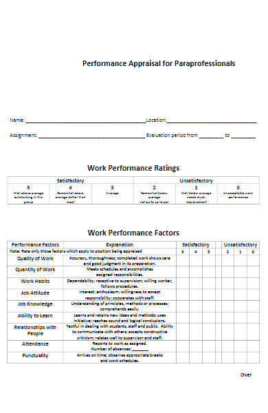 FREE 13+ Staff Evaluation Forms Download – How to Create Guide, Tips