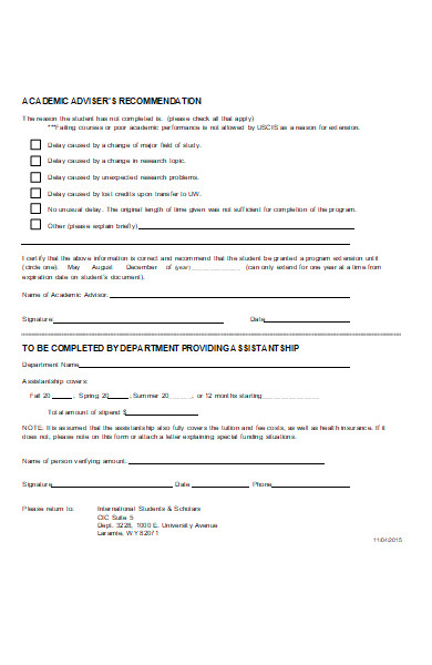 FREE 50+ Extension Forms in PDF | MS Word