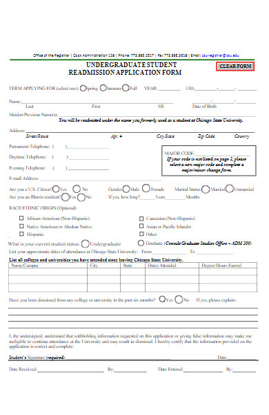FREE 50+ Readmission Forms Download – How to Create Guide, Tips