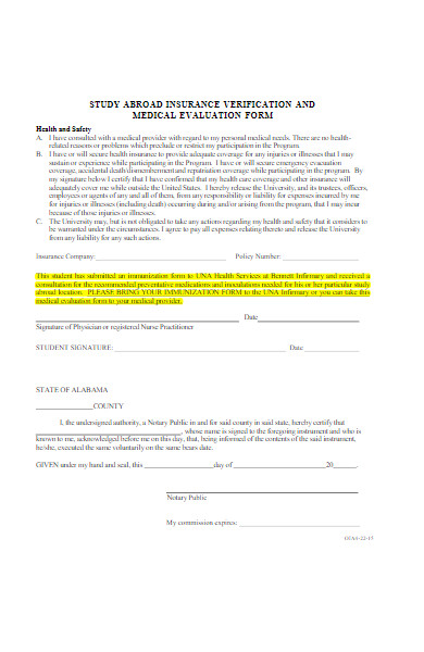 FREE 50+ Medical Insurance Verification Forms Download – How to Create ...
