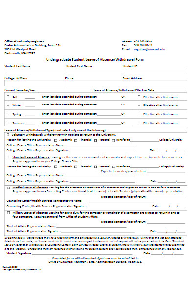 FREE 50+ Leave of Absence Forms Download – How to Create Guide, Tips
