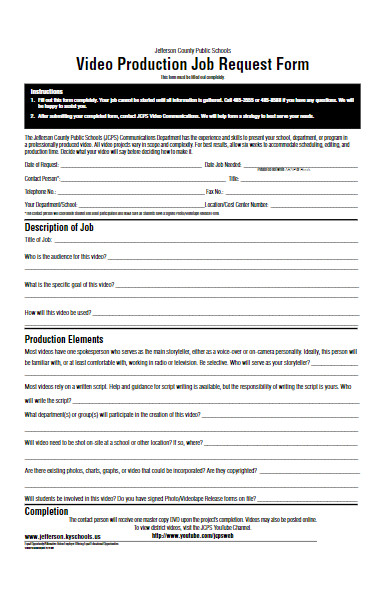 FREE 50+ Job Request Forms Download – How to Create Guide, Tips