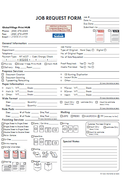 FREE 50+ Job Request Forms Download – How to Create Guide, Tips