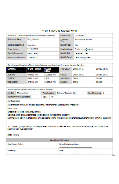 FREE 50+ Job Request Forms Download – How to Create Guide, Tips
