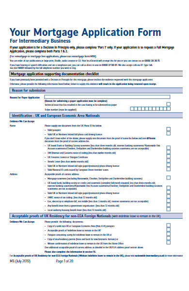 FREE 50+ Mortgage Forms Download – How to Create Guide, Tips