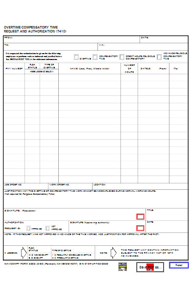 FREE 50+ Overtime Request Forms Download – How to Create Guide, Tips