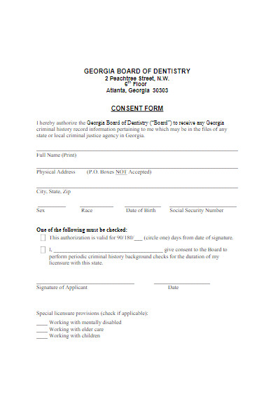 FREE 50+ Background Check Consent Forms Download – How to Create Guide ...