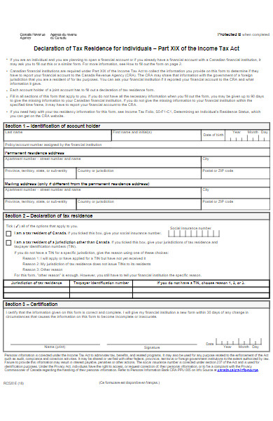 FREE 40+ Residency Declaration Forms Download – How to Create Guide, Tips