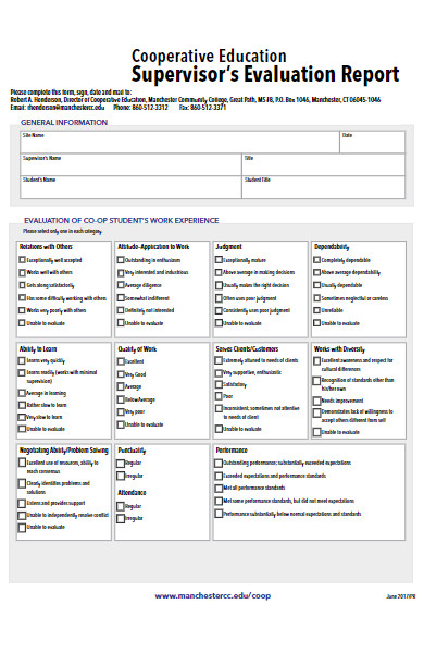 FREE 50+ Supervisor Evaluation Forms Download – How to Create Guide, Tips