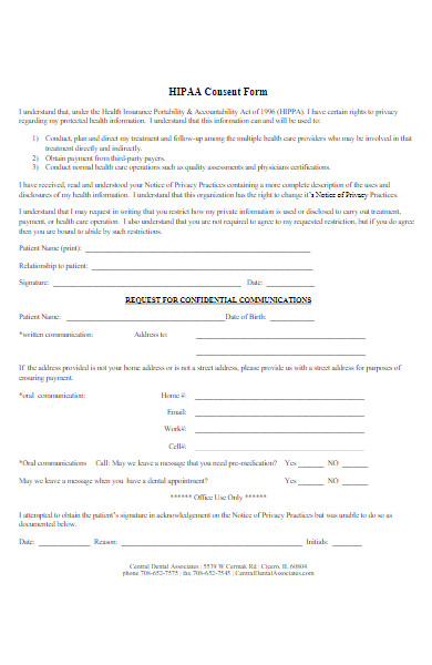 FREE 50+ HIPAA Consent Forms Download – How to Create Guide, Tips