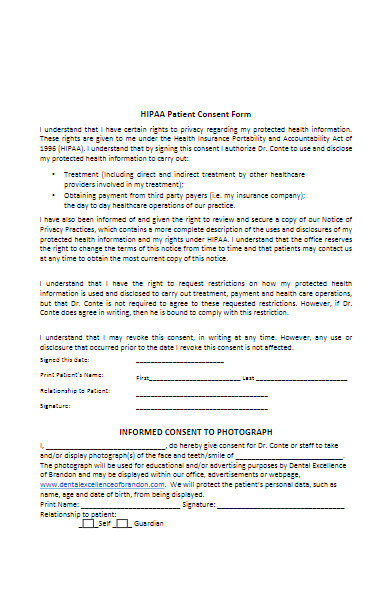 FREE 50+ HIPAA Consent Forms Download – How to Create Guide, Tips