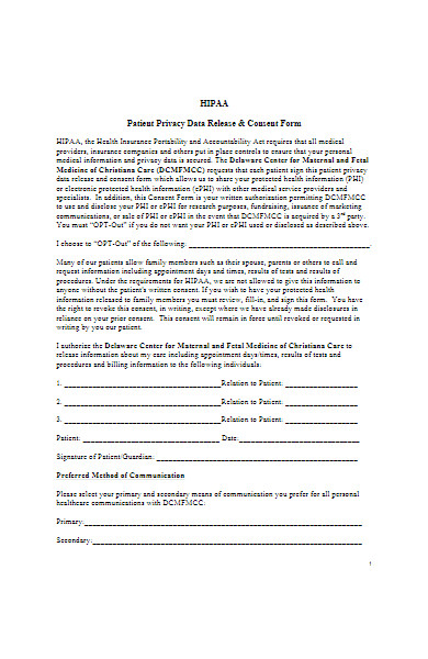 FREE 50+ HIPAA Consent Forms Download – How to Create Guide, Tips