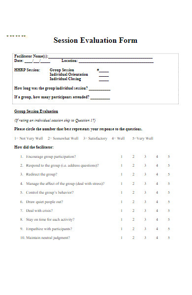 FREE 20+ Individual Evaluation Forms Download – How to Create Guide, Tips